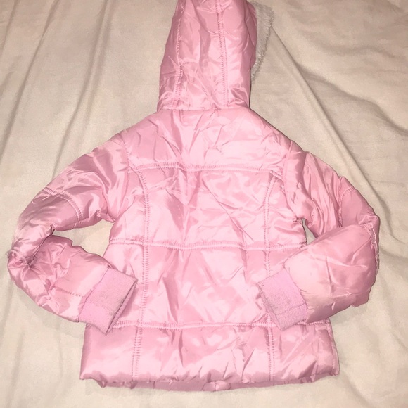 Disney | Jackets & Coats | Disney 2t Girl Pink Princess Puffer Jacket ...
